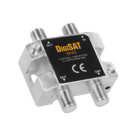 Splitter antena TV, DigiSat, SP43, 5-2400mhz - eMAG.ro