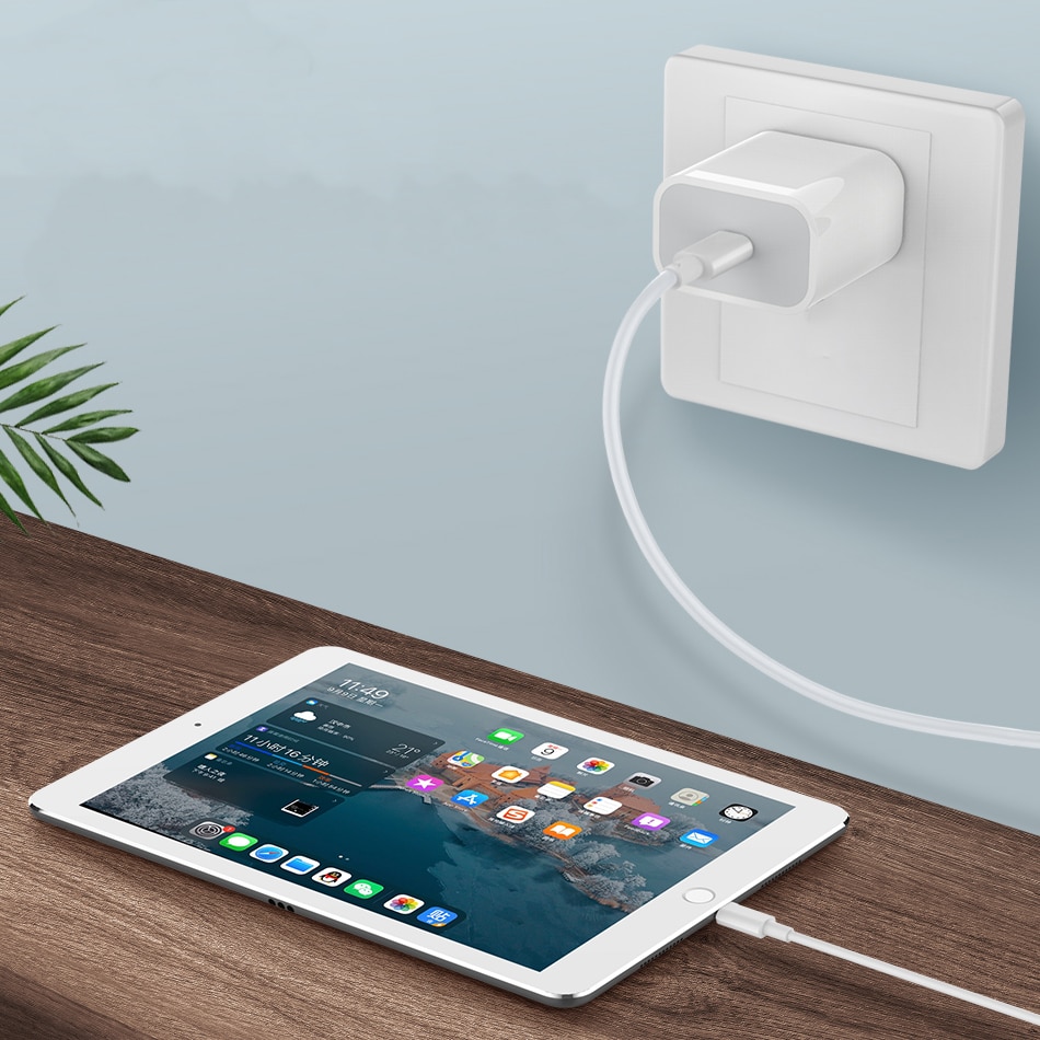 Incarcator retea Fast Charge M10, 20W, 1 port PD Type C 5V 3A, 9V 2.2A ...