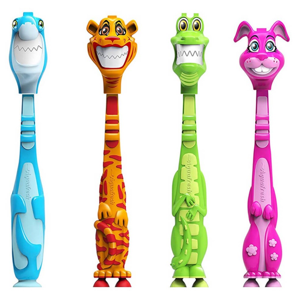 Set 4 x Periuta de Dinti Aquafresh pentru Copii Teeth Soft - eMAG.ro