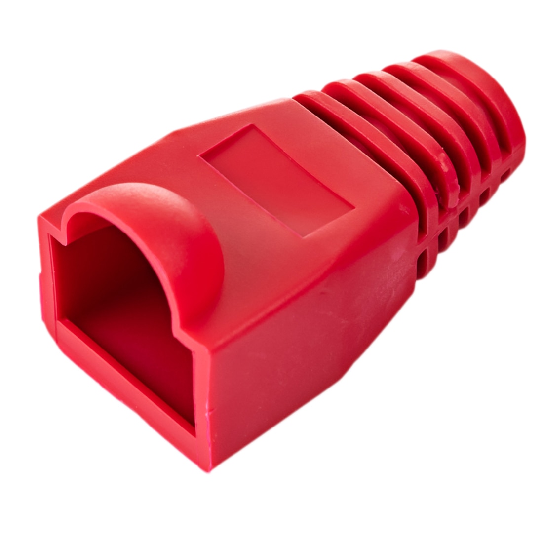 Set 50 capace mufe RJ-45, Plastic, Rosu - eMAG.ro