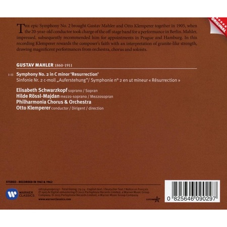 Gustav MahlerOtto Klemperer - Mahler: Symphony No 2 In C Minor 'Resurrection' - eMAG.ro