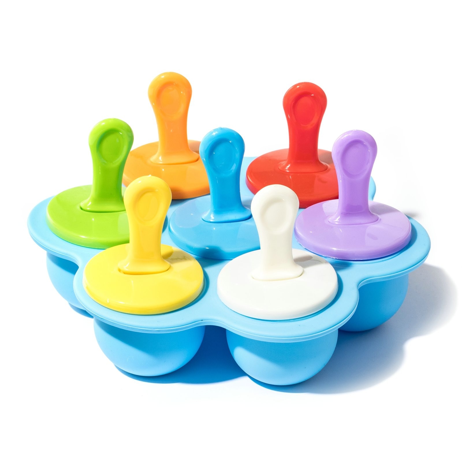 Forma pentru inghetata, 7 Compartimente, Plastic, Multicolor - eMAG.ro