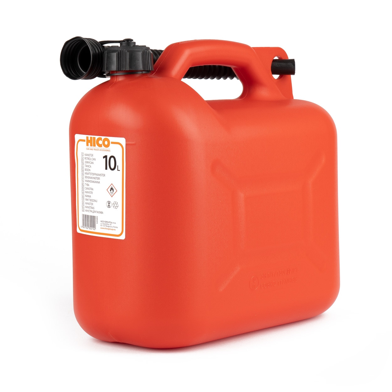 Canistra, Plastic, 10L, Portocaliu - eMAG.ro