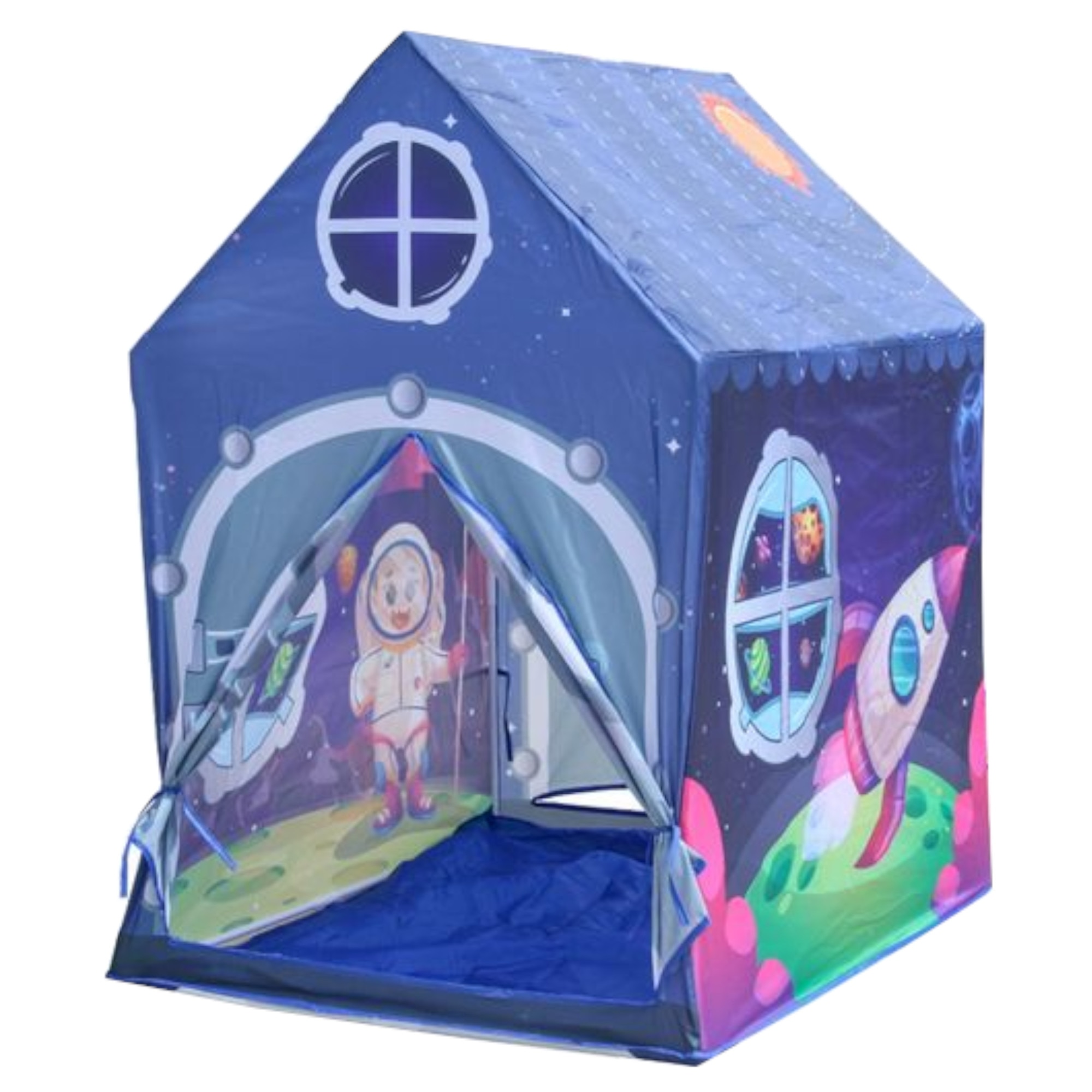 Cort interior copii, Luxma, Astronaut, 104cm, Multicolor, 3+ - eMAG.ro