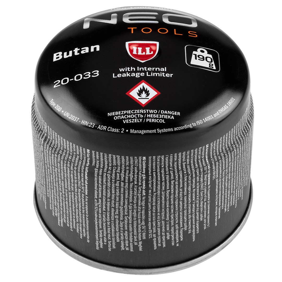 Cartus de gaz butan, NEO Tools, 190 g - eMAG.ro