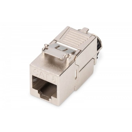 Cupla conector modul Keystone, Digitus, RJ45, Cat 8.1, STP, Argintiu ...