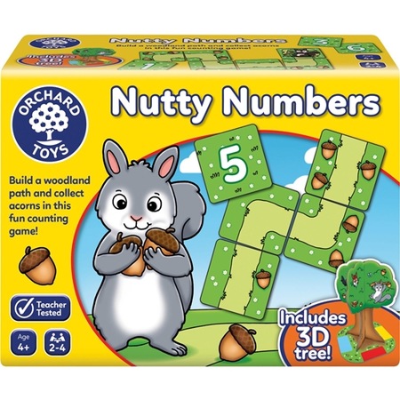 Joc Educativ Orchard Toys cu Numere Veveritele NUTTY NUMBERS - eMAG.ro