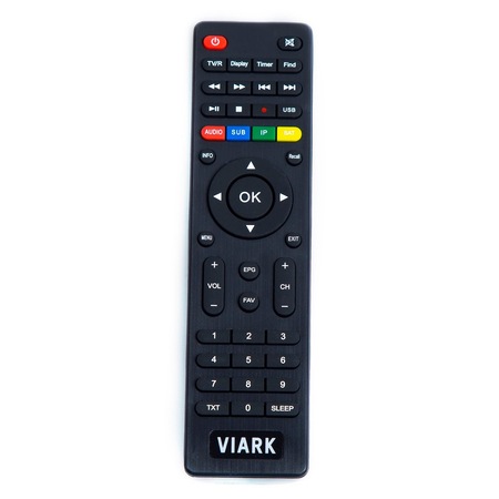 Telecomanda pentru decodor TV, Viark, Compatibil cu Viark LIL, Negru ...