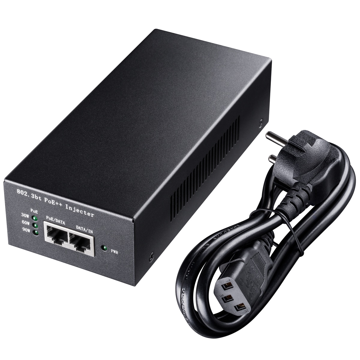 Injector de alimentare PoE+, Cudy, Negru, 90W - eMAG.ro
