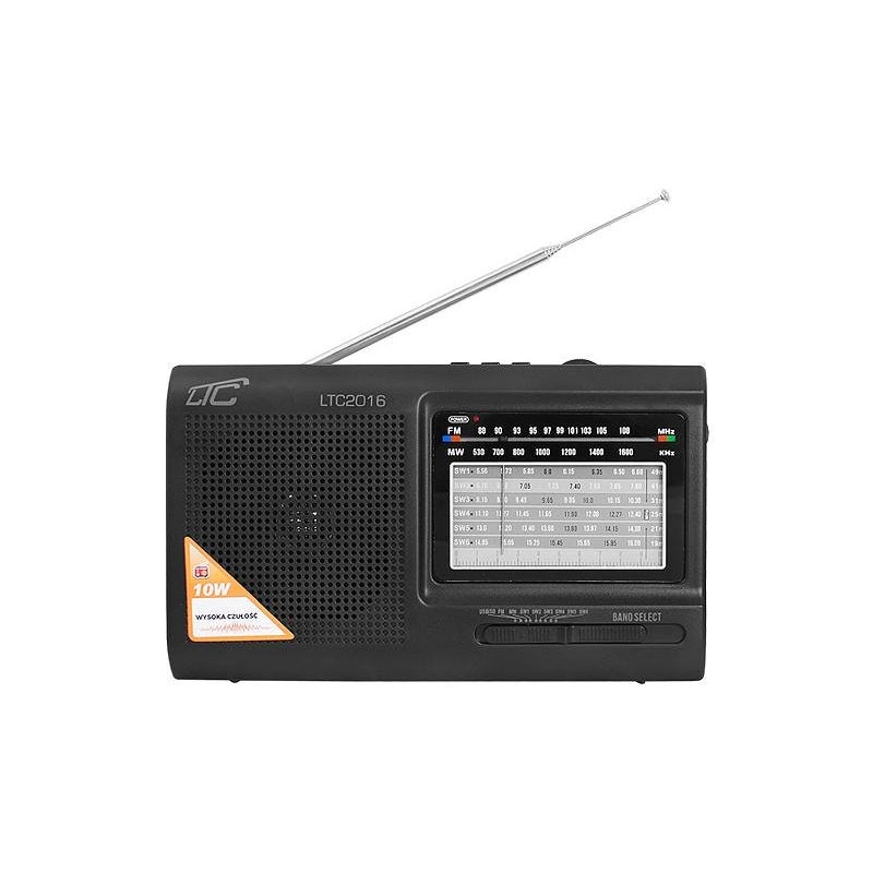Radio portabil, LTC, USB, Cu baterie incorporata, Negru - eMAG.ro