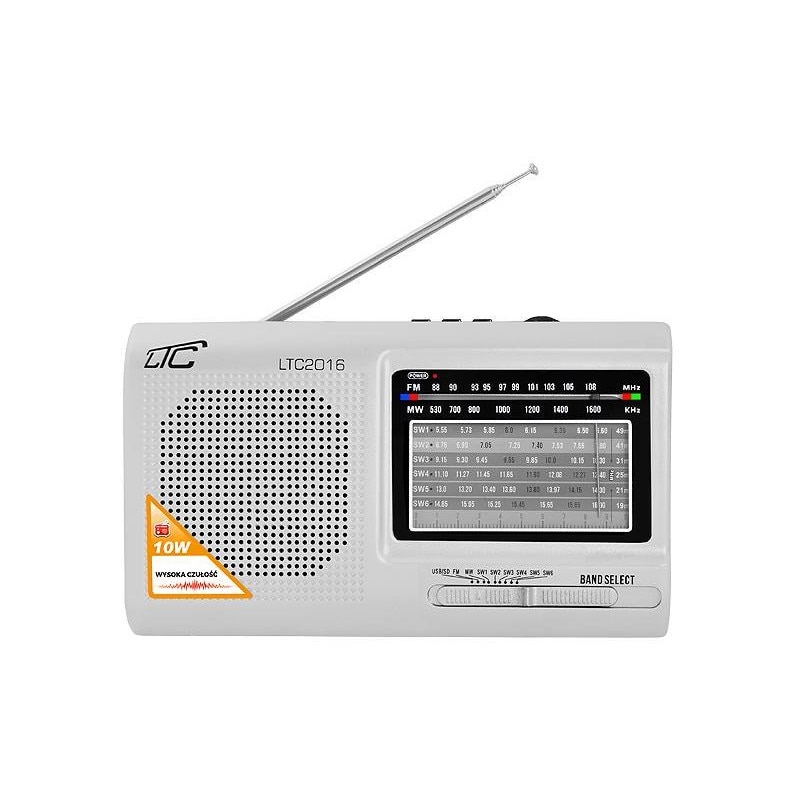 Radio portabil, LTC, USB, Cu baterie incorporata, Argintiu - eMAG.ro