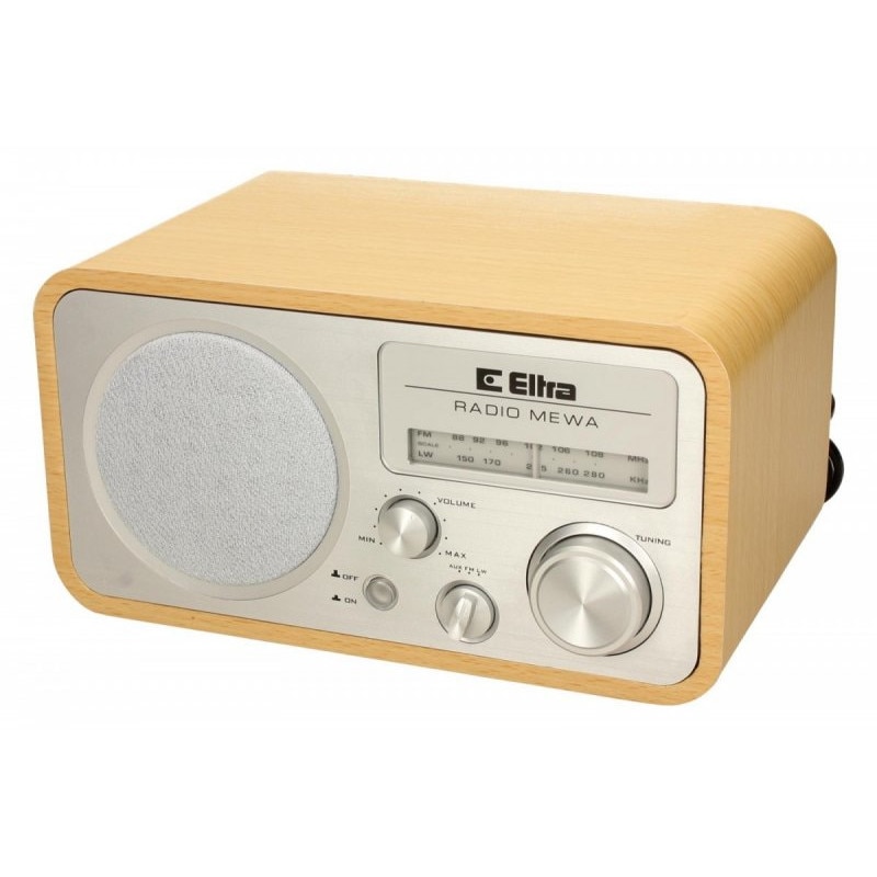 Radio, Eltra, Lemn, Maro/Argintiu - eMAG.ro