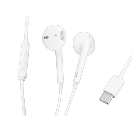 Casti audio telefon, Somostel, Mufa USB Type-C, Alb - eMAG.ro