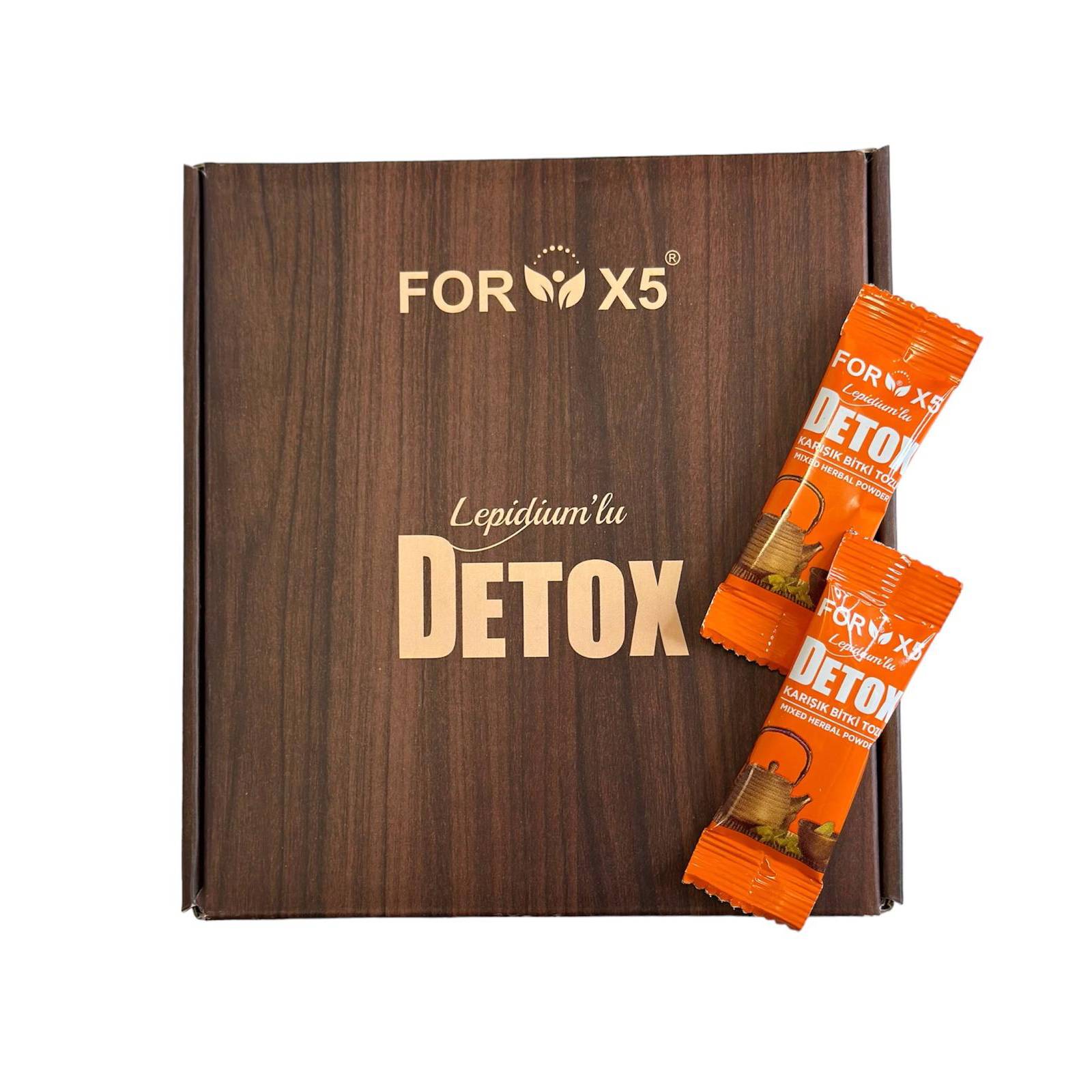 Ceai de slabit Lepidiumlu Detox FOR X5, 30 plicuri x 4g - eMAG.ro