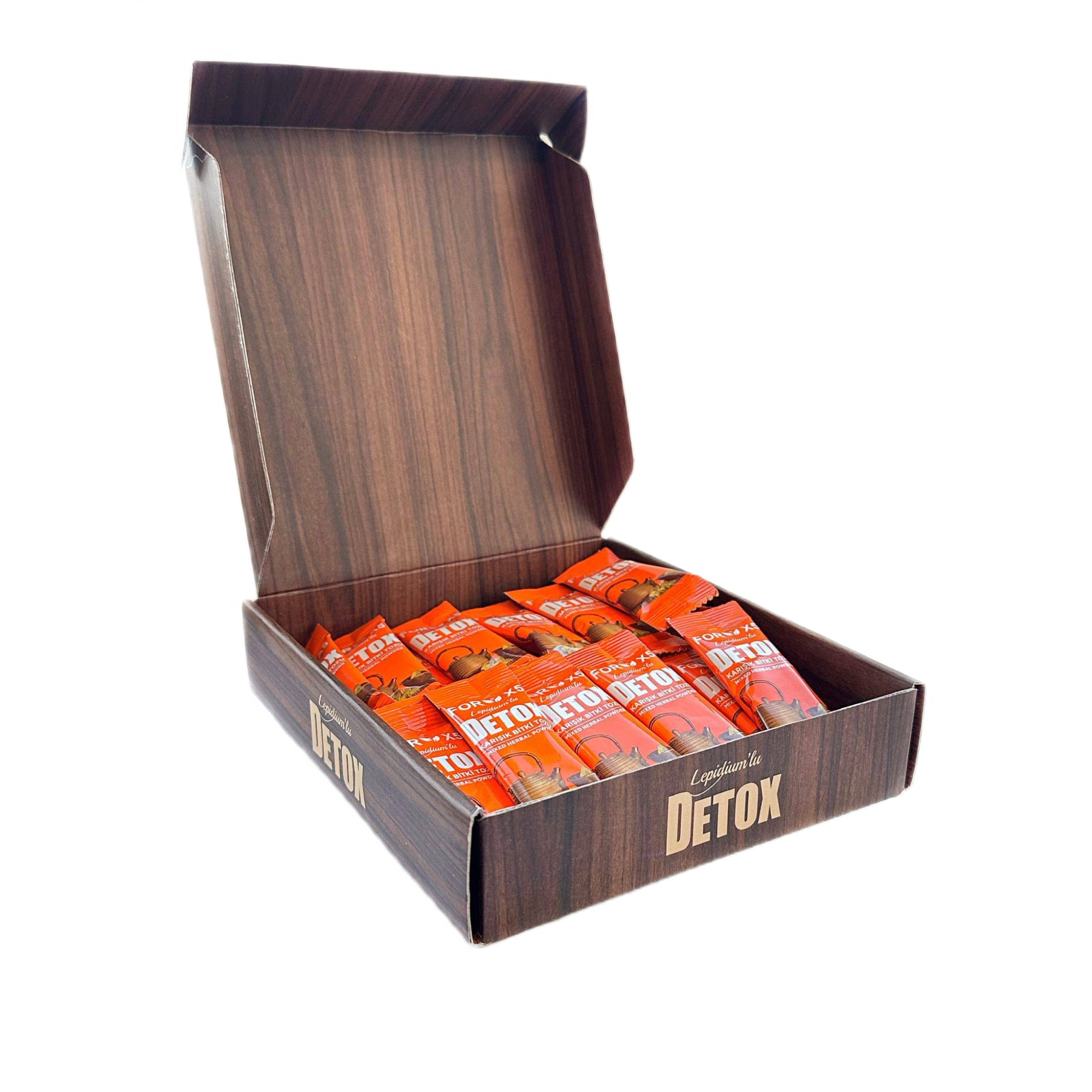 Ceai de slabit Lepidiumlu Detox FOR X5, 30 plicuri x 4g - eMAG.ro