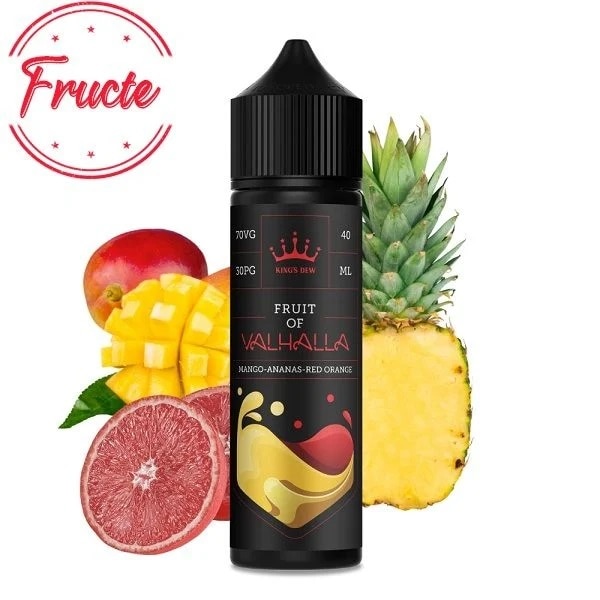 Lichid Tigara Electronica King's Dew - Fruit of Valhalla, 40ml, 0mg/ml - eMAG.ro