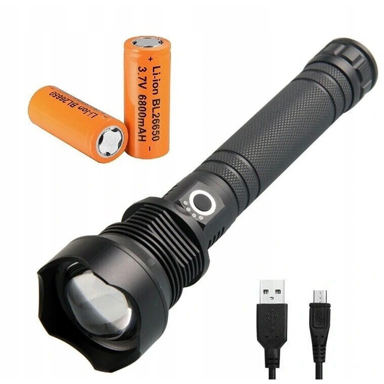 Lanterna, X-Balog, Aluminiu, 24.5, Gri - eMAG.ro