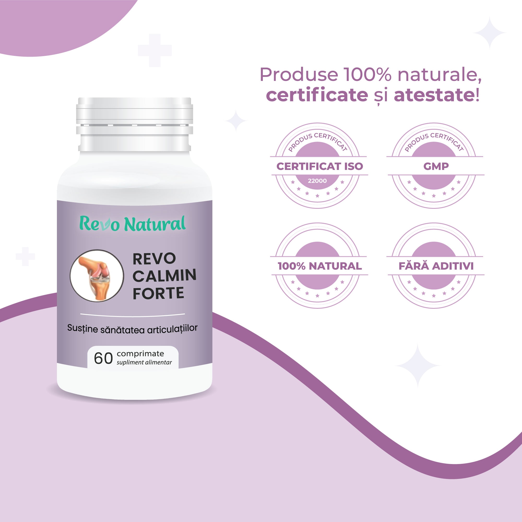 Revo Calmin Forte, MSM 1000 MG, 60 tabletta, étrend-kiegészítő - eMAG.hu