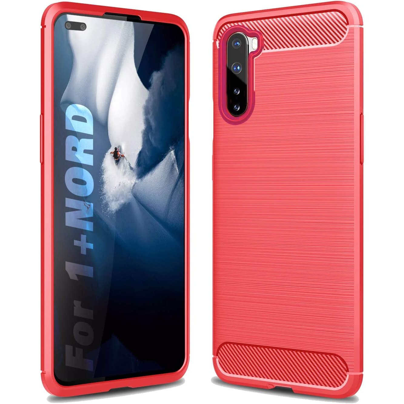 Husa protectie telefon, Termoplastic/Fibra de carbon, Compatibil cu ...