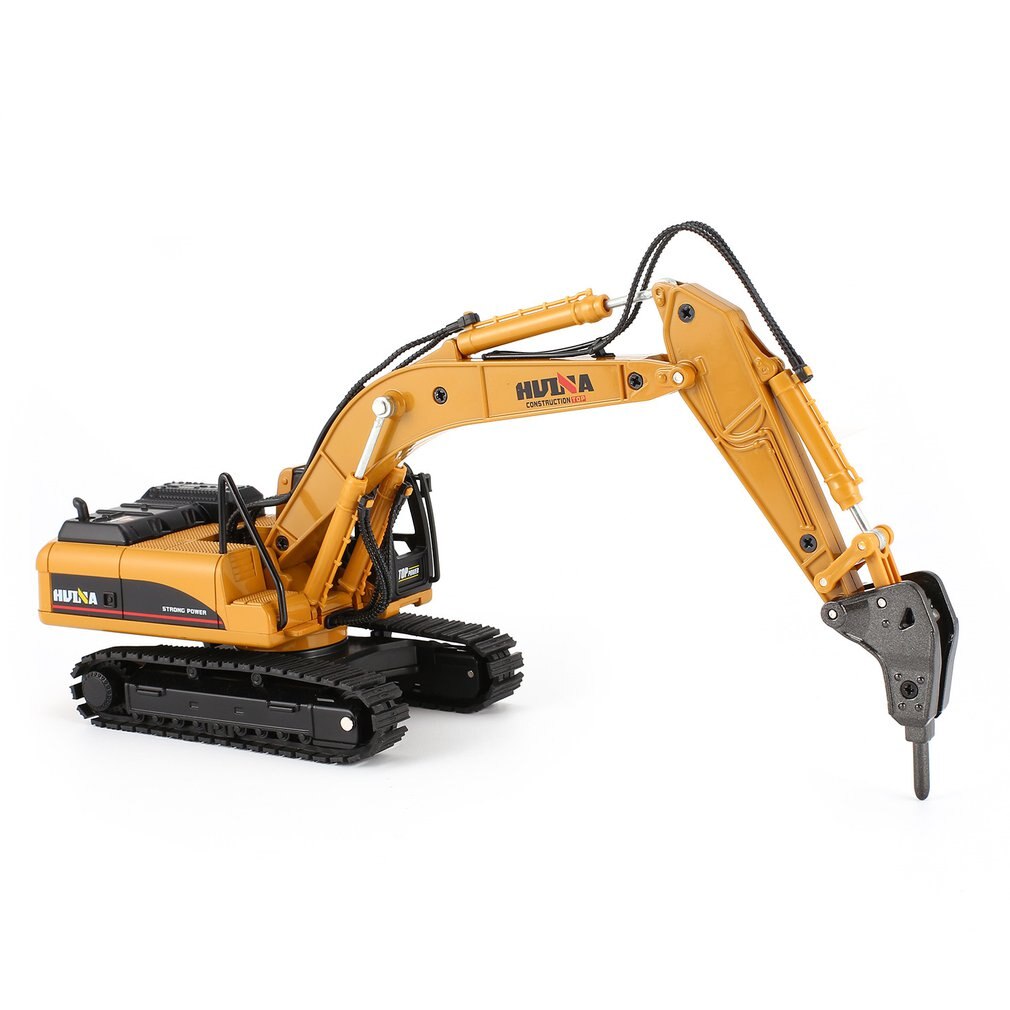 Excavator cu picamer Huina 1711 scara 1:50 - eMAG.ro