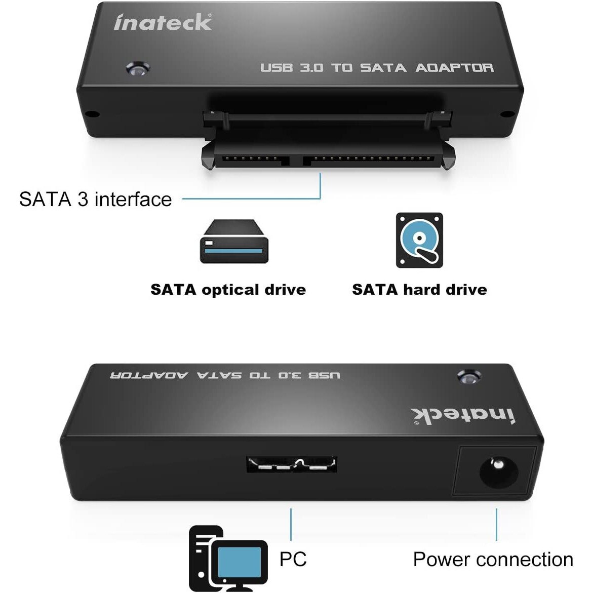 Carcasa Rack pentru HDD / SSD Extern USB 3.0 to SATA pentru unitati de ...