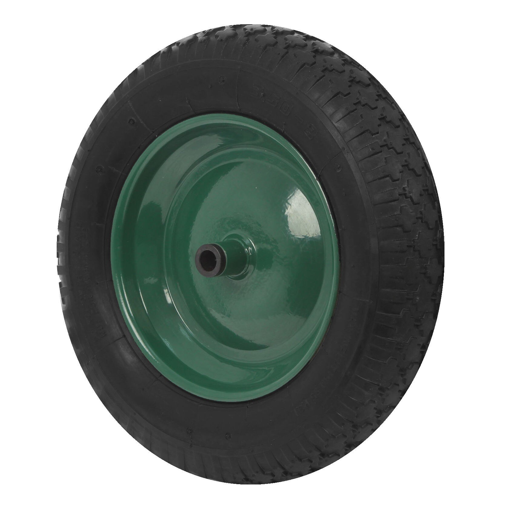 Roata roaba spuma cu janta metalica 3.50-8, ax subtire 16 mm - eMAG.ro