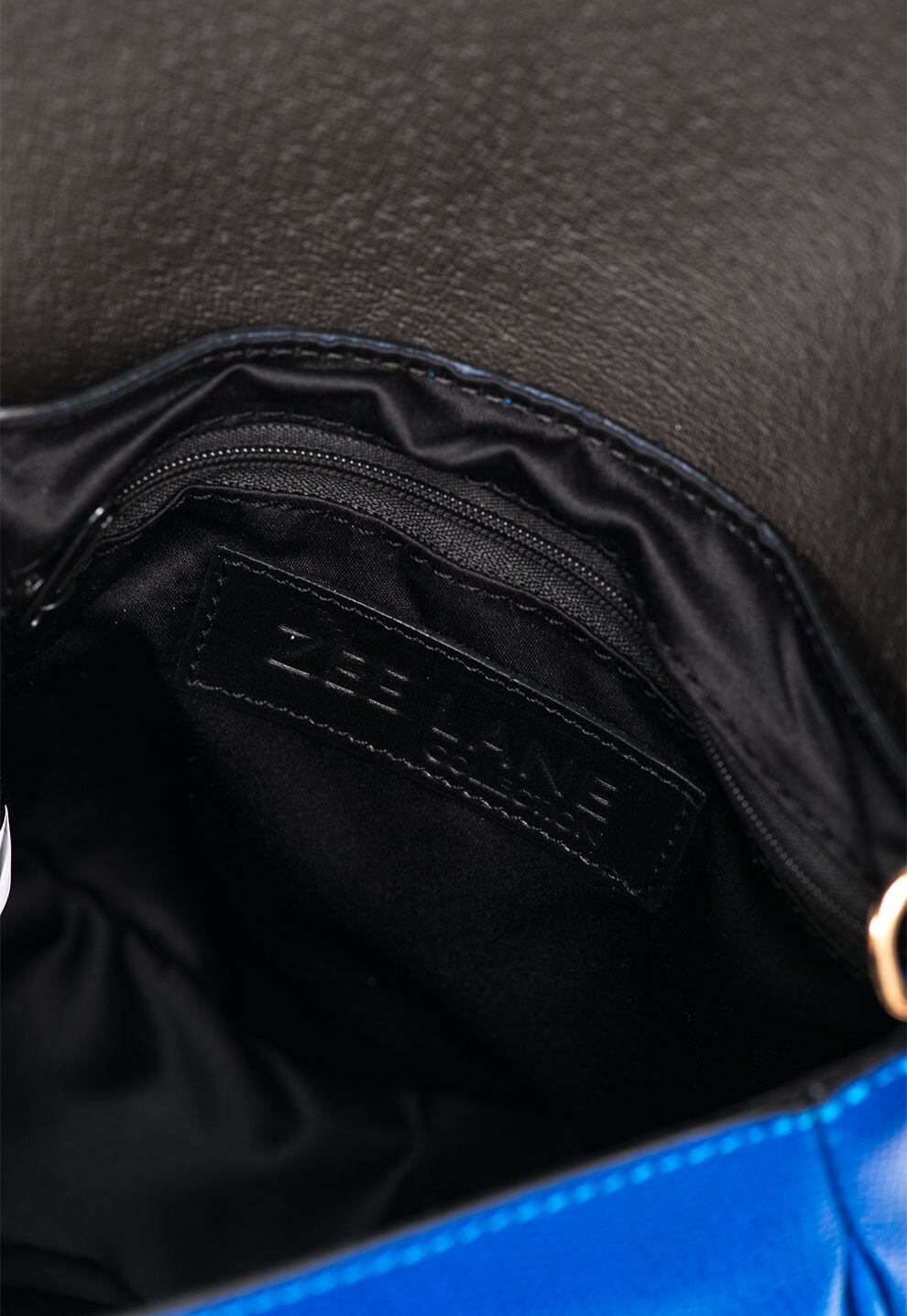 Zee Lane Collection Синя кожена чанта - eMAG.bg