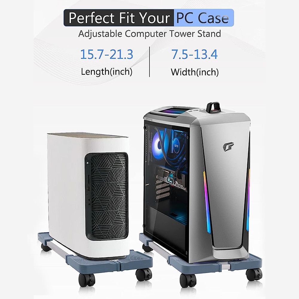 Suport unitate PC cu roti, Ronyes®, Gri - eMAG.ro