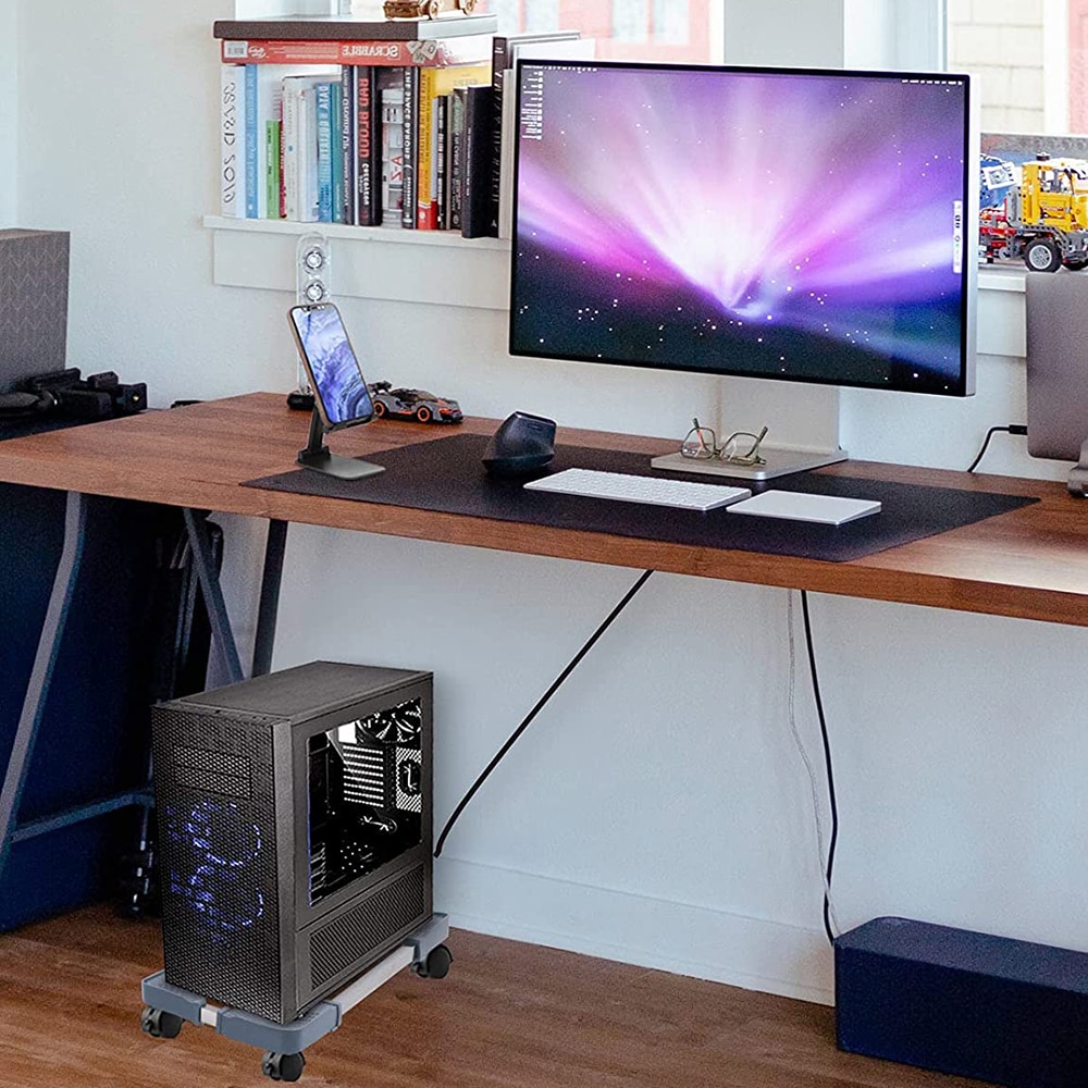 Suport unitate PC cu roti, Ronyes®, Gri - eMAG.ro