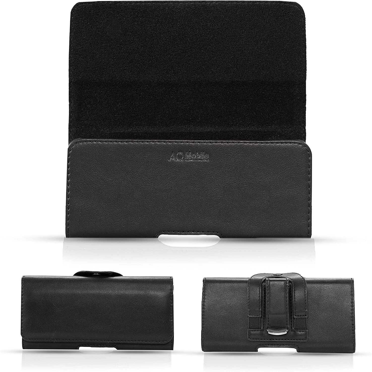 Toc telefon pentru centura Samsung Galaxy S22, Piele naturala ...