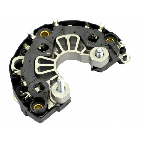 Punte diode alternator, AS-PL, Compatibila cu Opel, Argintiu/Negru ...