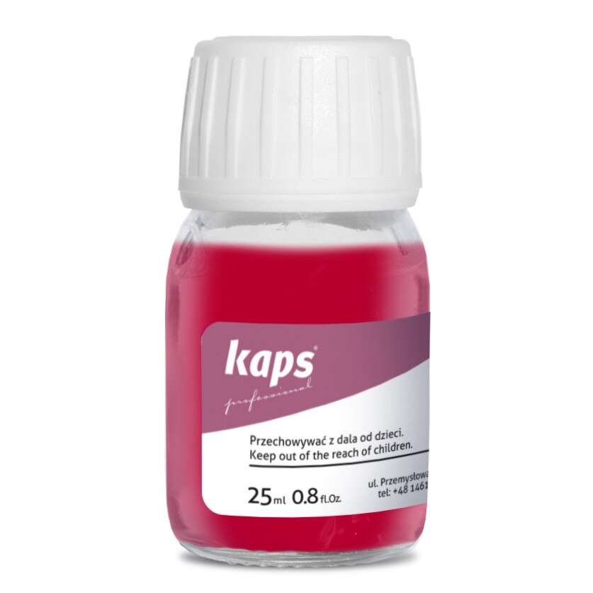 Боя за естествена и изкуствена кожа KAPS, Червена - eMAG.bg