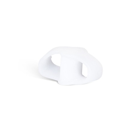 Separator interdigital cu gel cu doua inele, Foot Morning, Alb - eMAG.ro