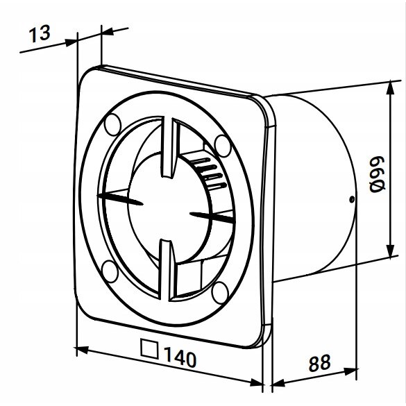 Ventilator de baie, Ventika, Fi100, alb, Silent, Timer - eMAG.ro