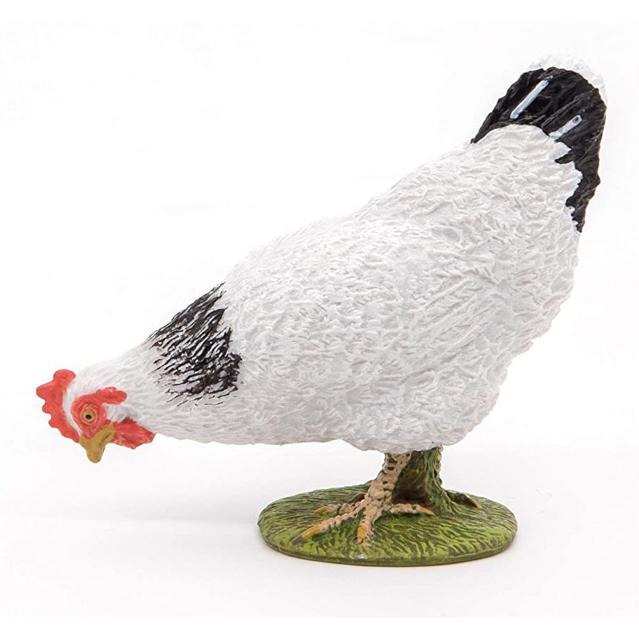 Figurina Papo - Animale de la ferma, Gaina Alba - eMAG.ro