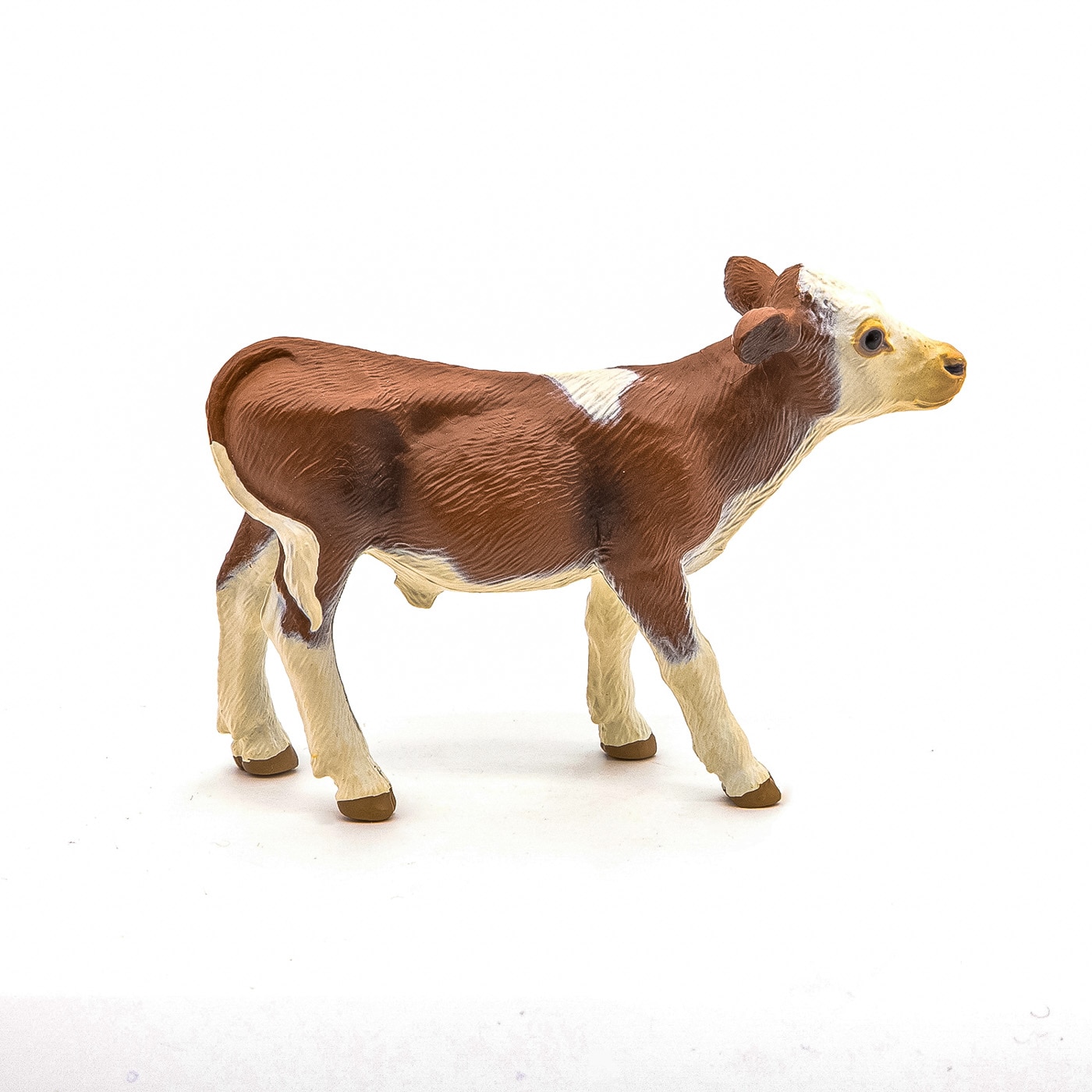 Figurina Papo - Animale de la ferma, Vitel Simmental - eMAG.ro