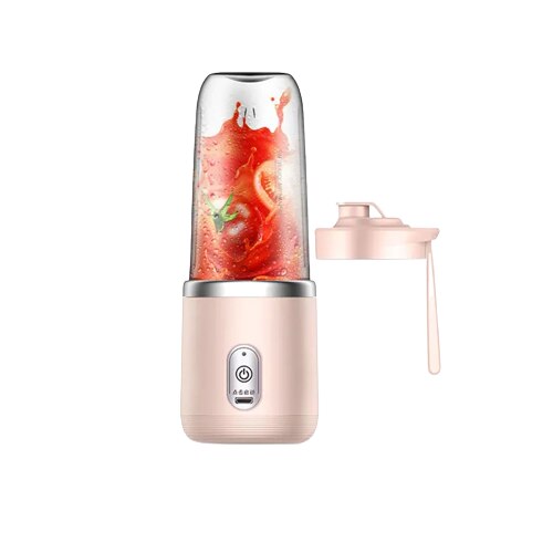 Mini blender electric, portabil, compact, multifunctional cu un recipient si capac, legume si ...