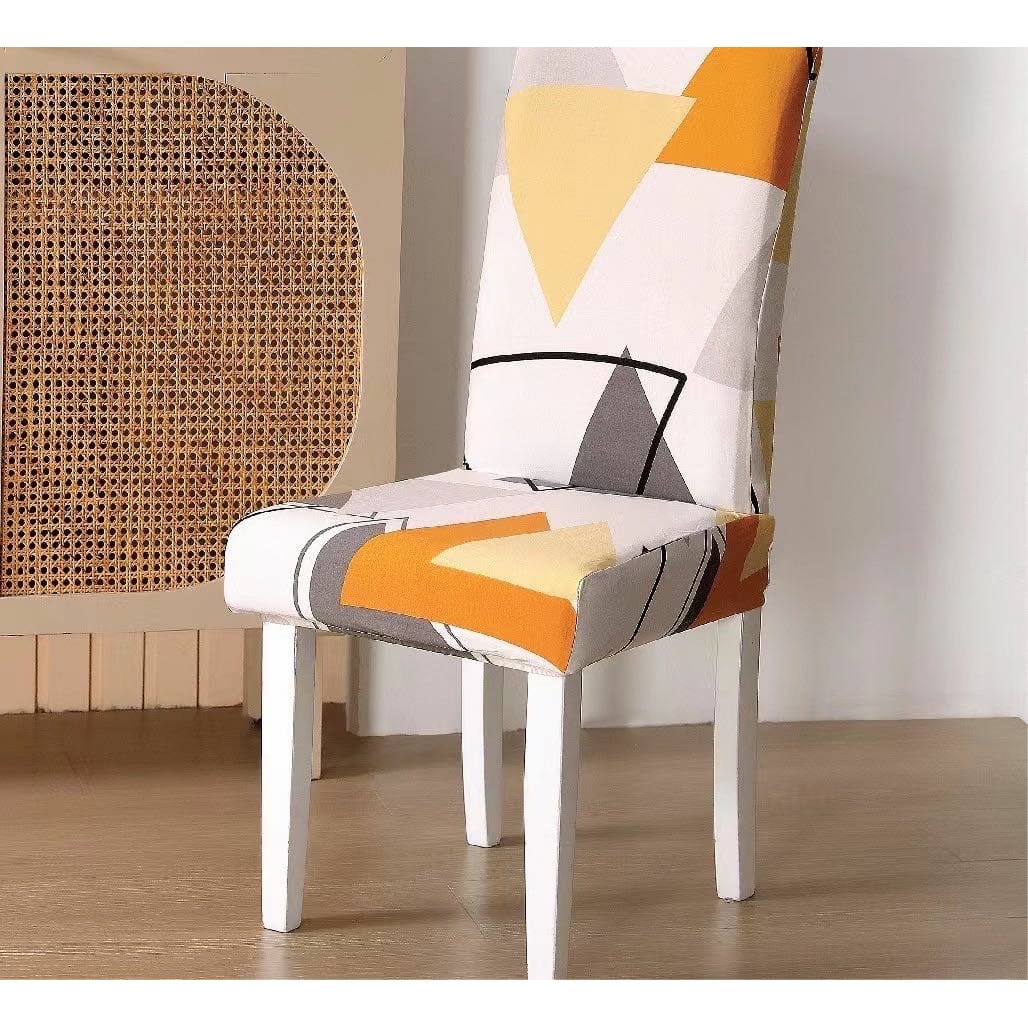 Set 6 Huse Elastice de Scaun, HSE061, multicolor, model abstract, 35 x ...