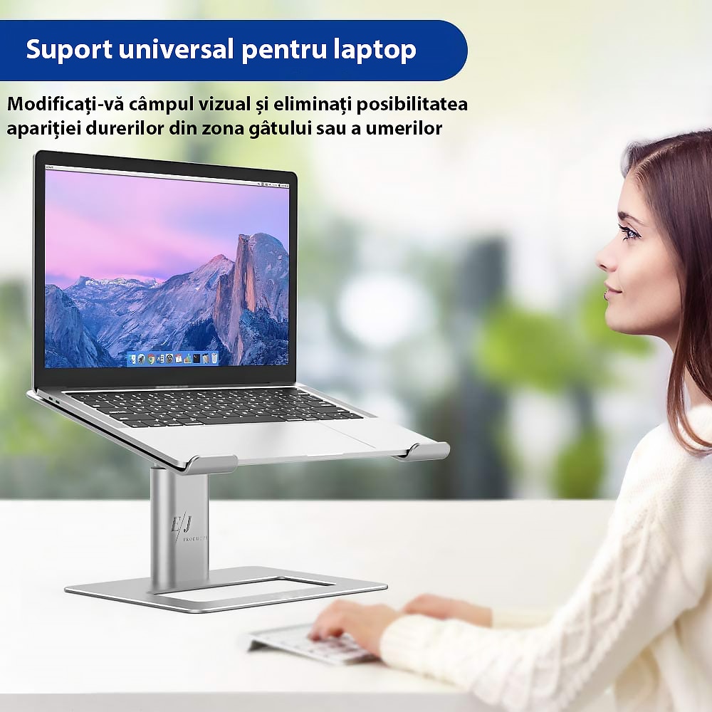 Stand multifunctional pentru laptop, fabricat din aluminiu, ergonomic ...