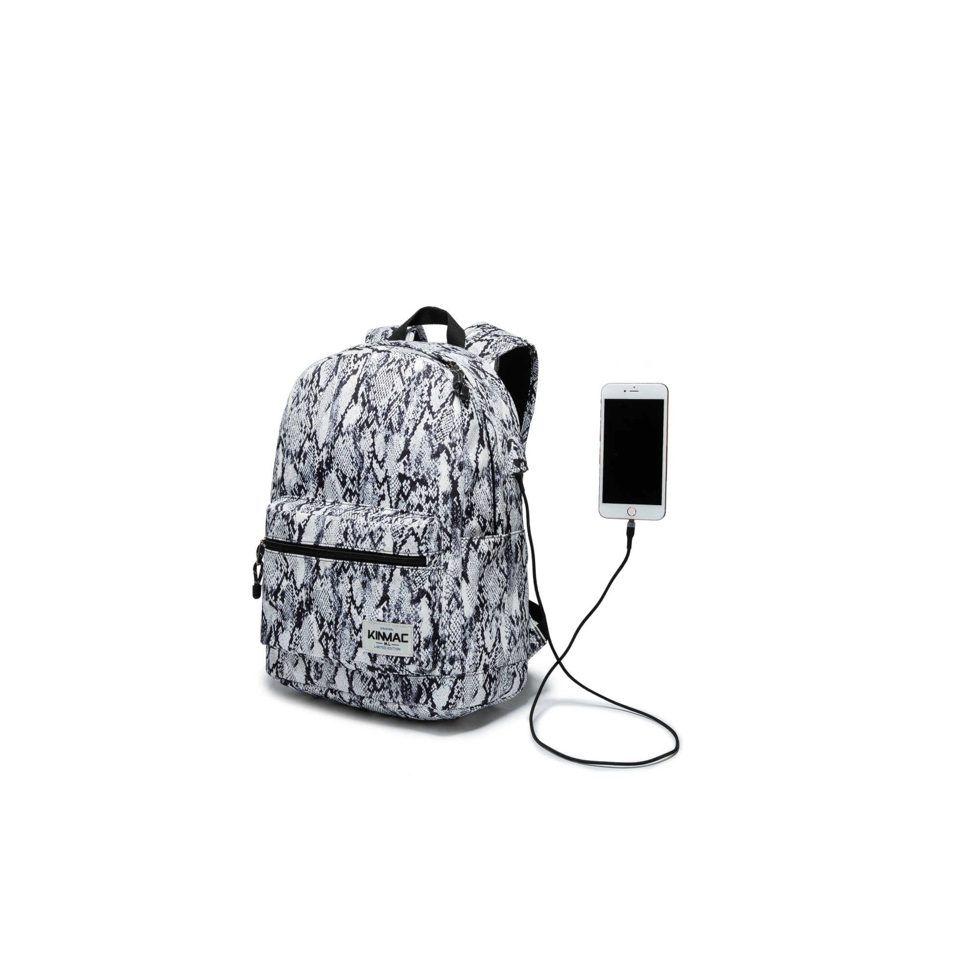 Rucsac Laptop, Kinmac, White Snake, 15.6" - eMAG.ro