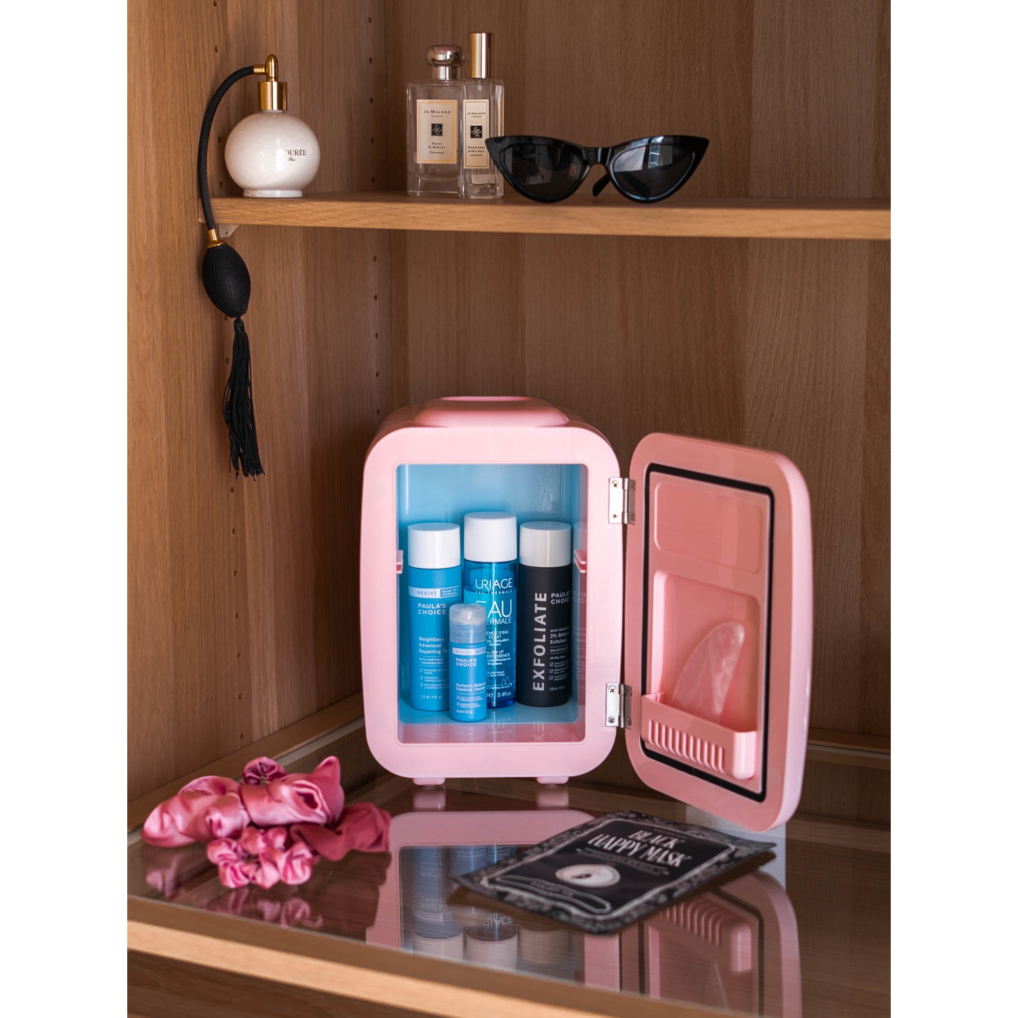 Mini frigider portabil, Meloni, cu dubla functie de incalzire/racire ...