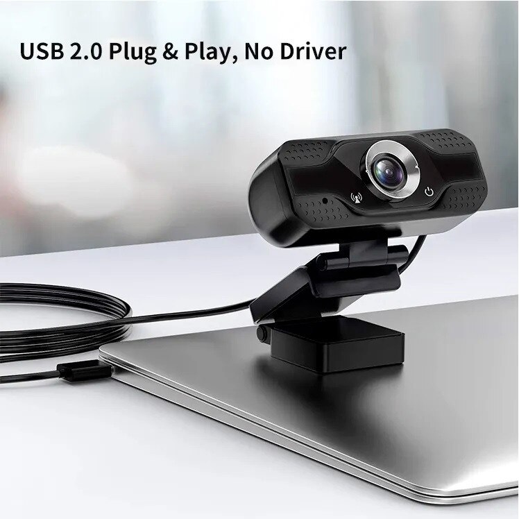 Camera Web Full HD, 1080p, Microfon, USB 2.0, Plug & Play - eMAG.ro