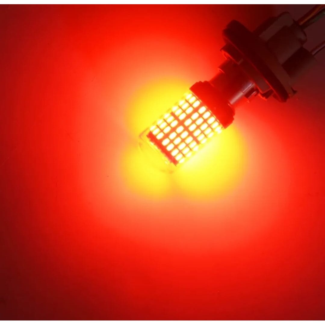 Bec LED Canbus 1156/BA15S P21W 3014, 144 LED-uri pentru Frana, Pozitie ...