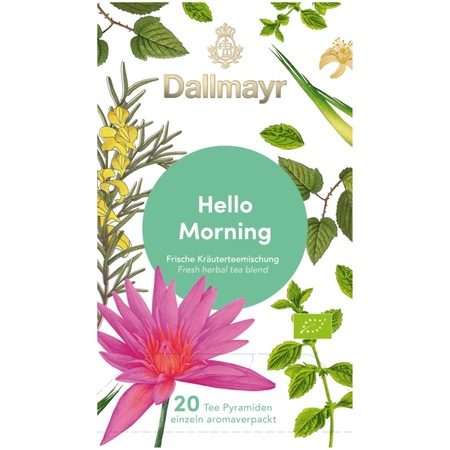 Dallmayr Helló Reggel wellness tea 20db (teapiramis) - eMAG.hu