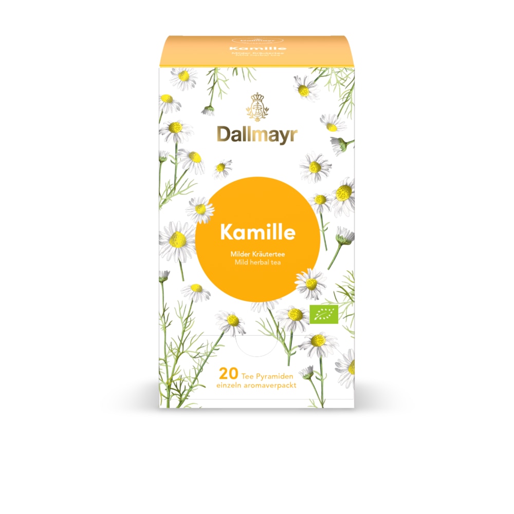 Dallmayr Kamilla Gyógynövény tea 20db (teapiramis) - eMAG.hu