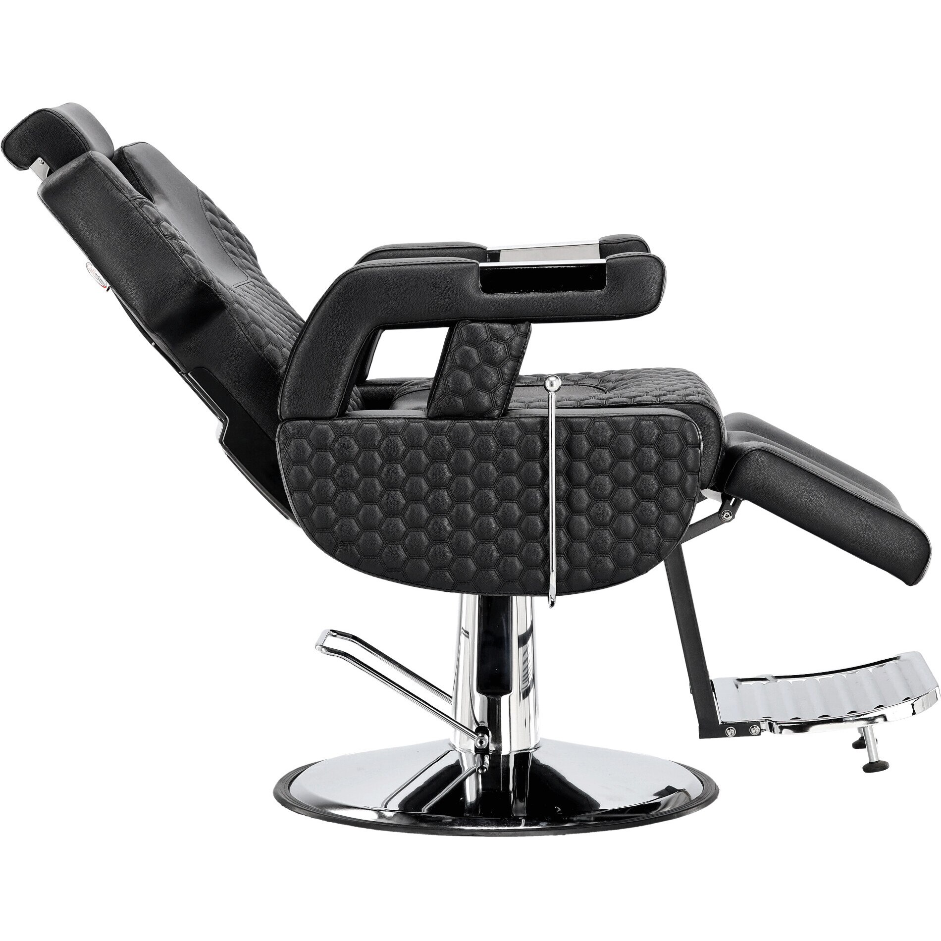 Scaun de frizerie, Barber King, Ibrahim, Negru, Hidraulic, Si barbierit ...