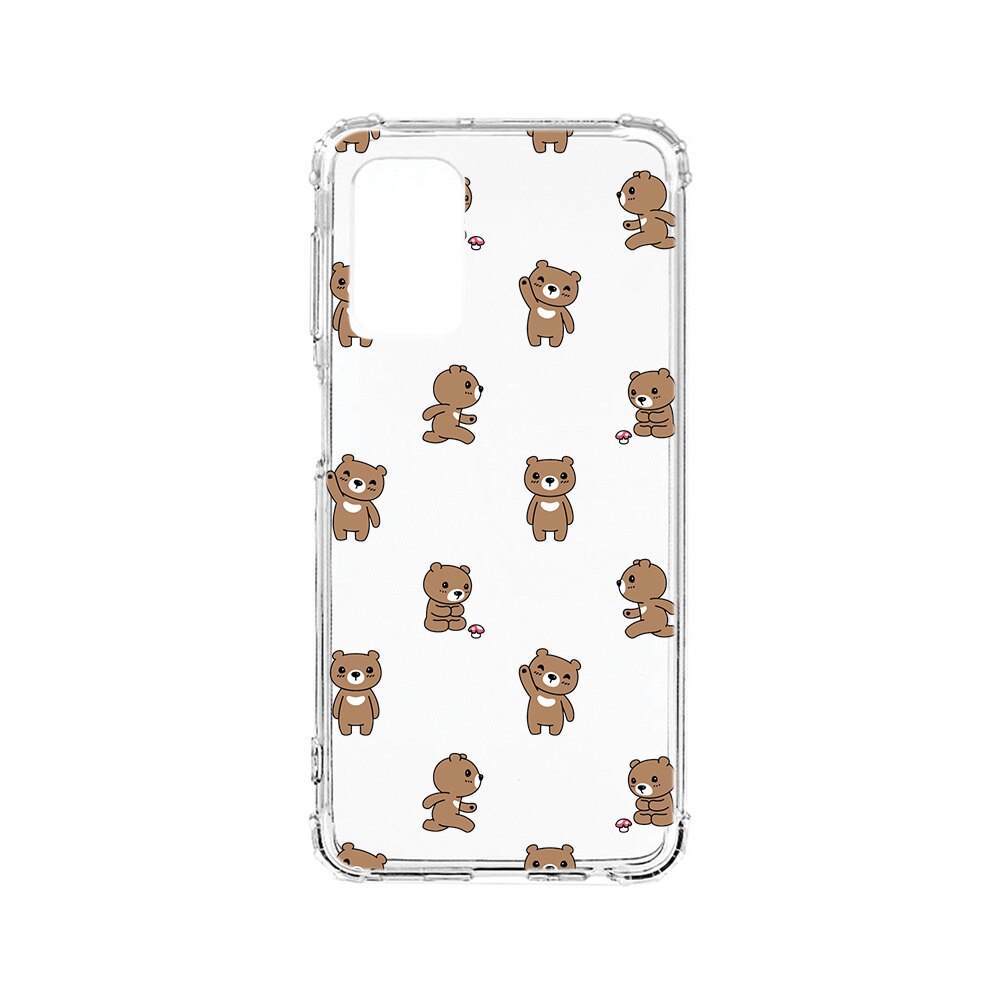 Силиконов калъф BestCase за Xiaomi Poco F3 / Poco F3 Pro, Teddy Bear ...