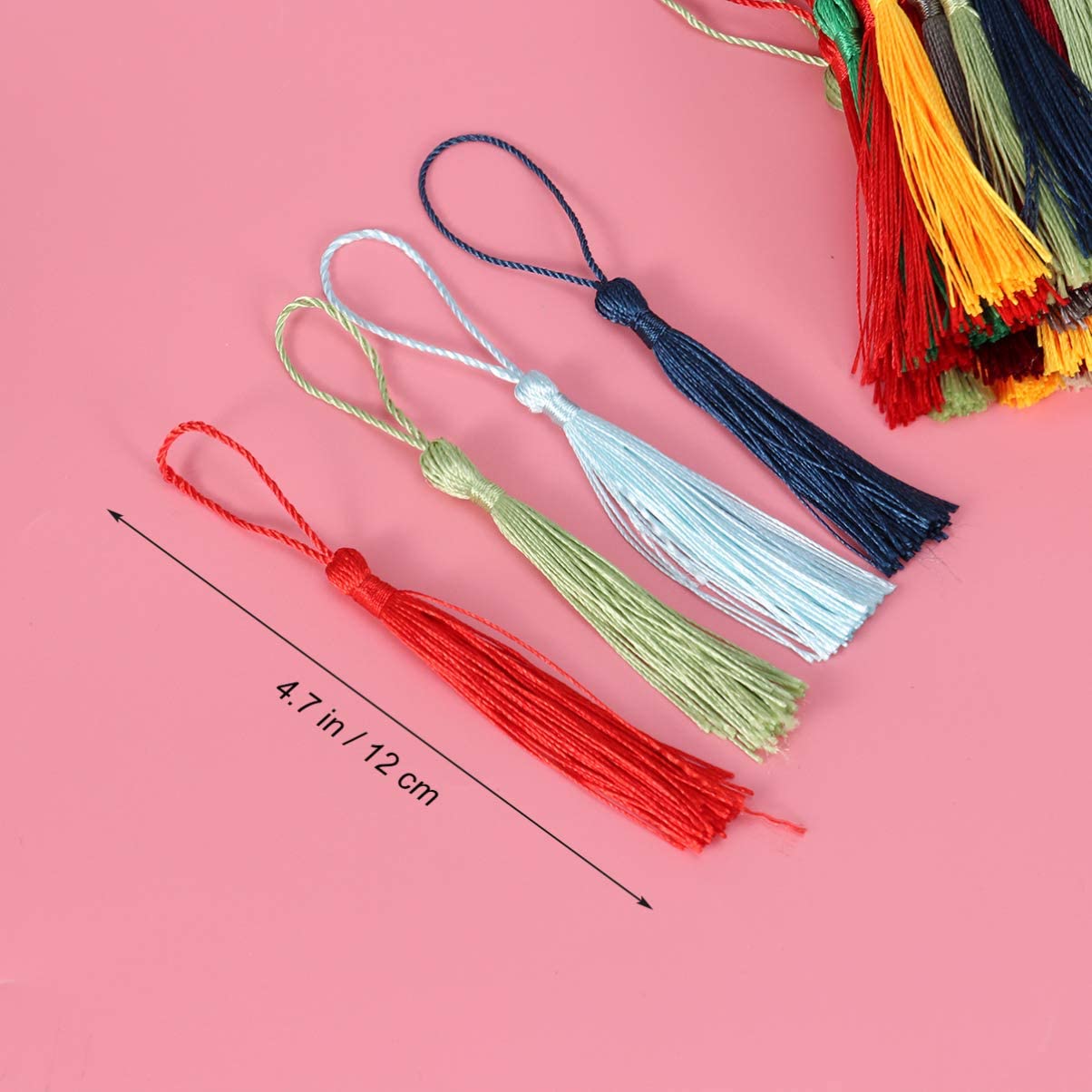 Set ciucuri decorativi, 12 cm, Multicolor, 100 bucati - eMAG.ro