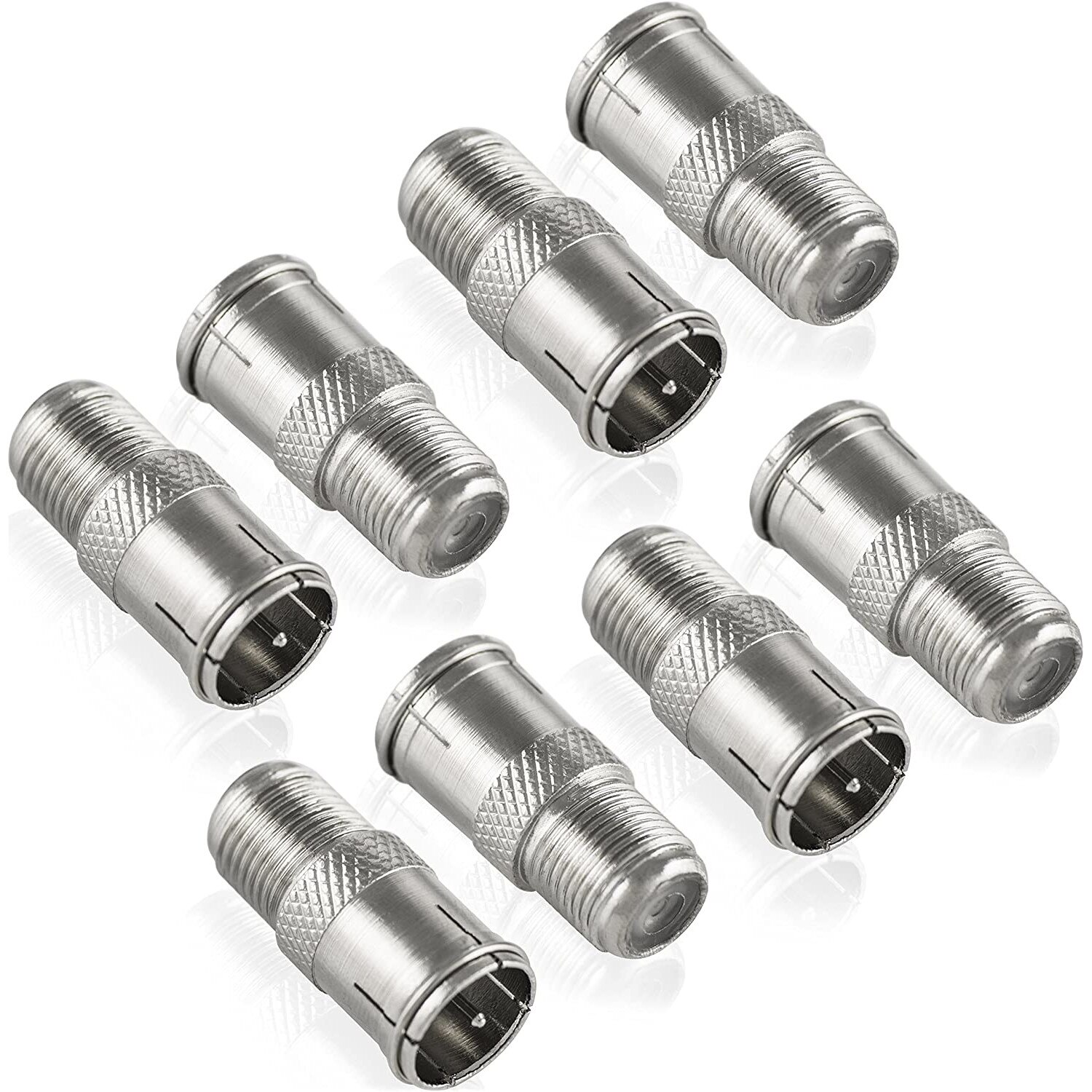Adaptor de antena Quick-Plug, 8 buc, Argintiu - eMAG.ro