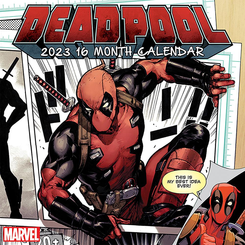 Calendar perete 2023, 16 luni Deadpool - Marvel - eMAG.ro
